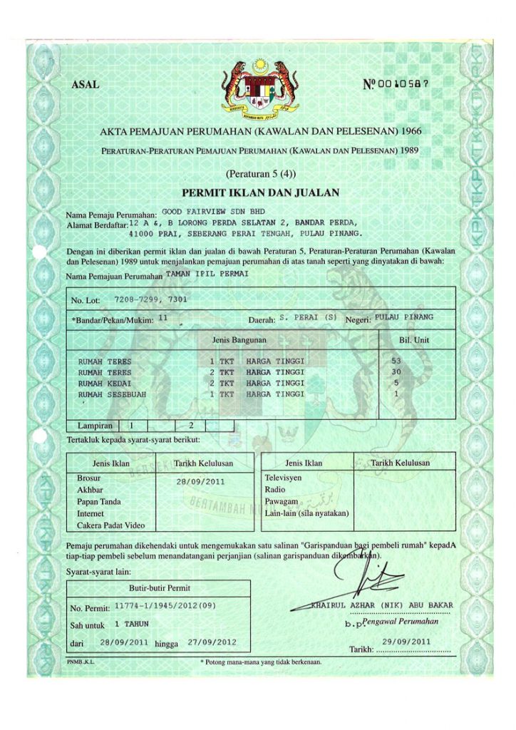 Certification - Mutiara Emas Group Of Companies